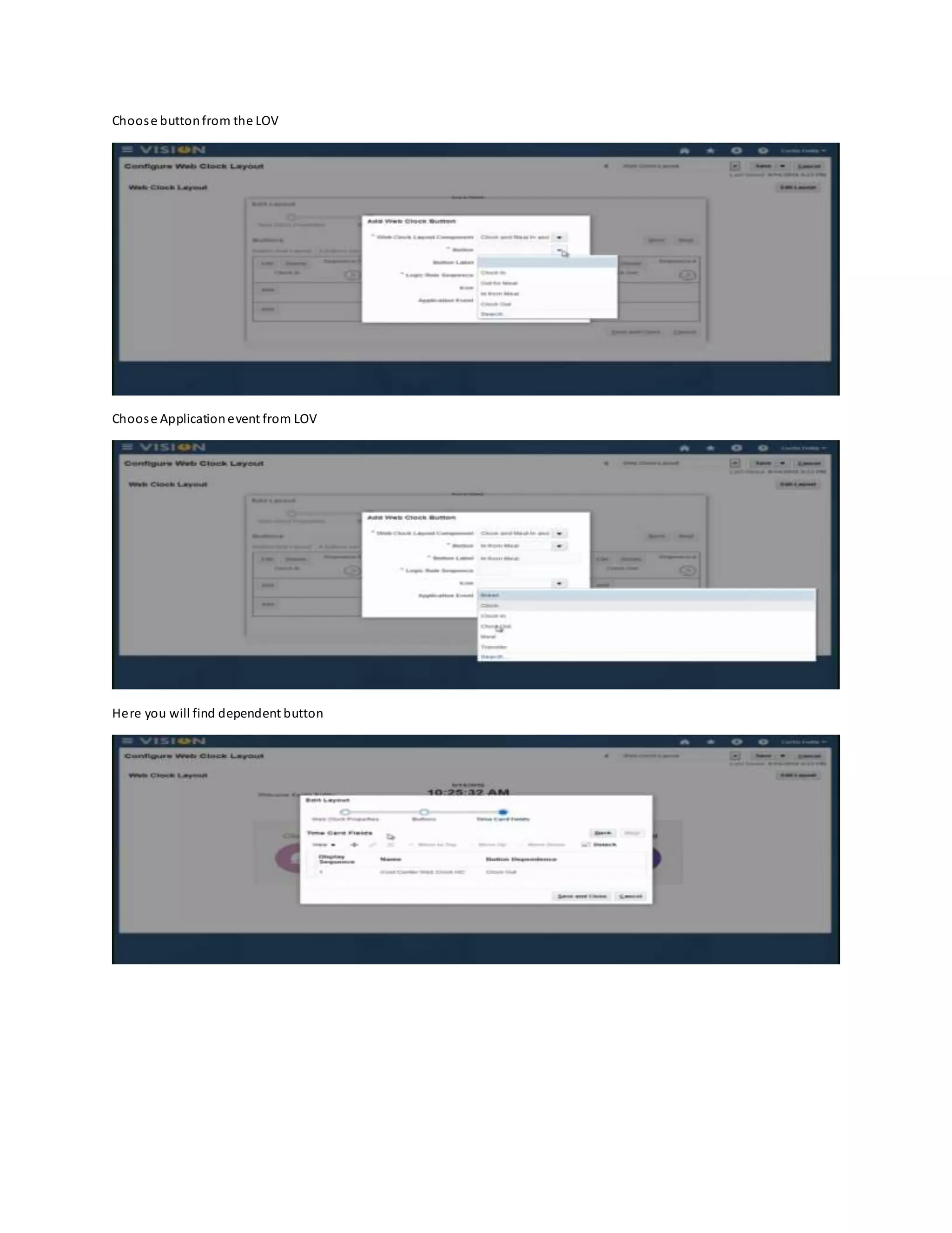 Oracle Fusion Web Clock Setup(Oracle Time and Labor) | DOCX