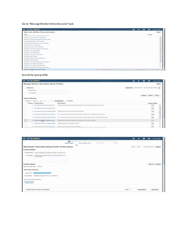 Oracle Fusion Web Clock Setup(Oracle Time and Labor) | DOCX