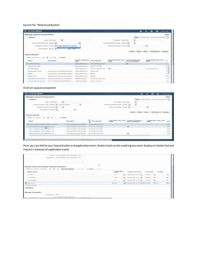Oracle Fusion Web Clock Setup Oracle Time And Labor Pdf