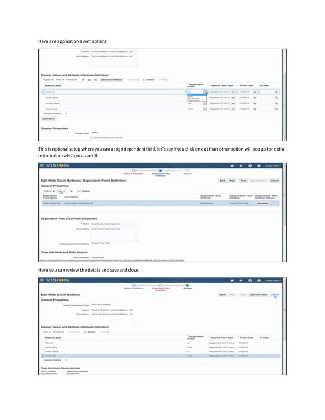 Oracle Fusion Web Clock Setup(Oracle Time and Labor) | DOCX
