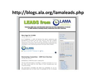 LAMA Web Communication Tools | PDF | Technology & Computing