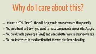 Introduction to Web Components | PDF