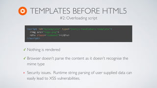 Brownbag on basics of web components | PPT