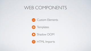 Brownbag on basics of web components | PPT