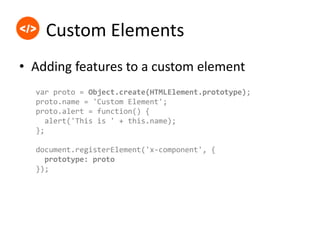 Web components | PPT
