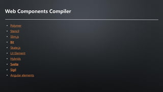 Web components | PDF