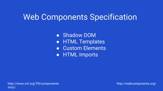 Віталій Бобров — Web components, Polymer and Drupal | PPT
