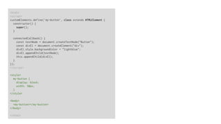 Web components v1 intro | PDF