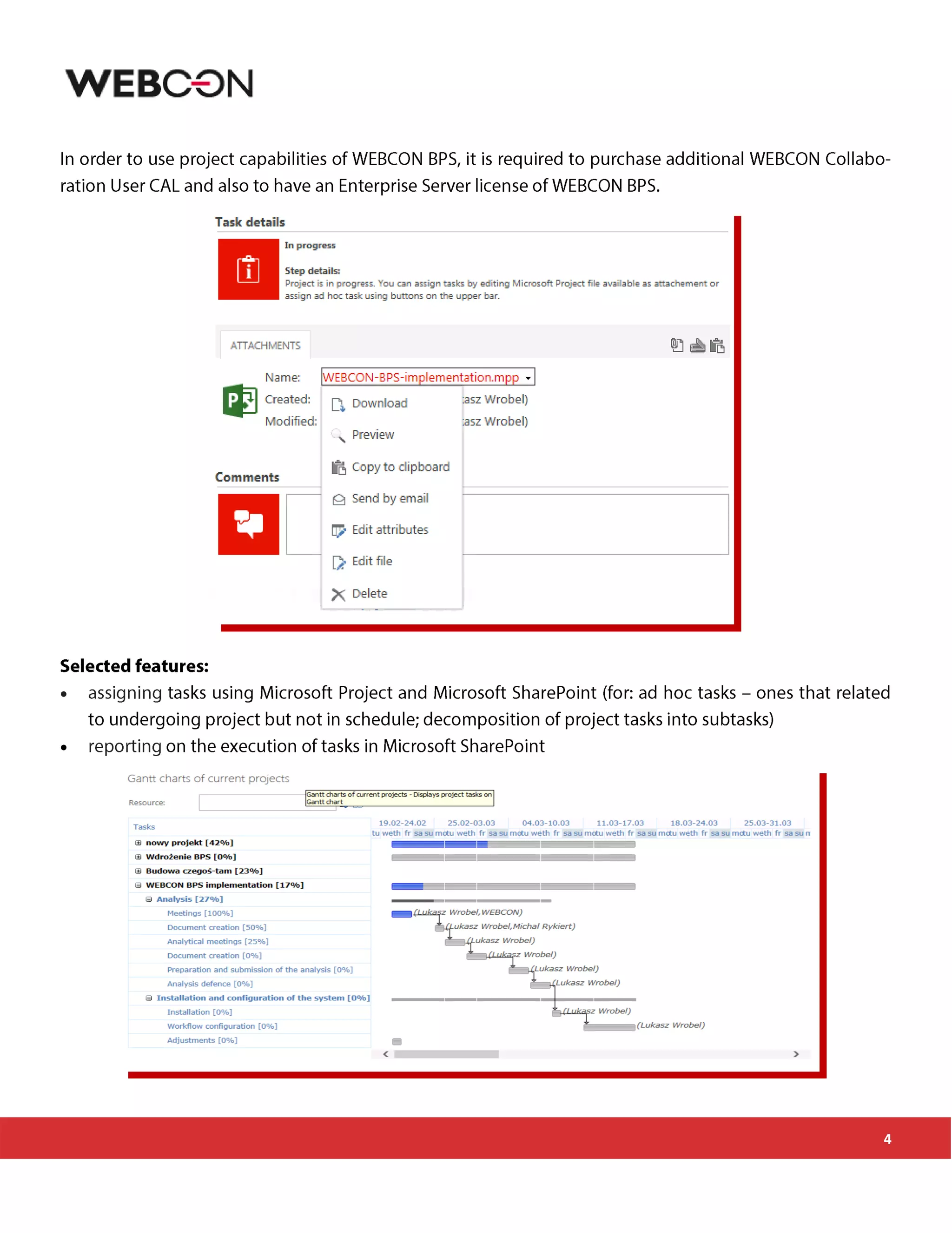 WEBCON BPS 7.7 | PDF