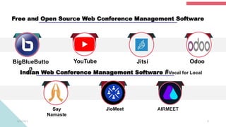 Web conference management software | PPTX