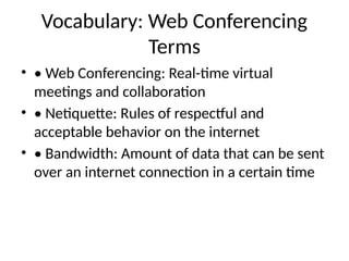 Web_Conferencing (Lesson for Grade 6)_Grade6.pptx
