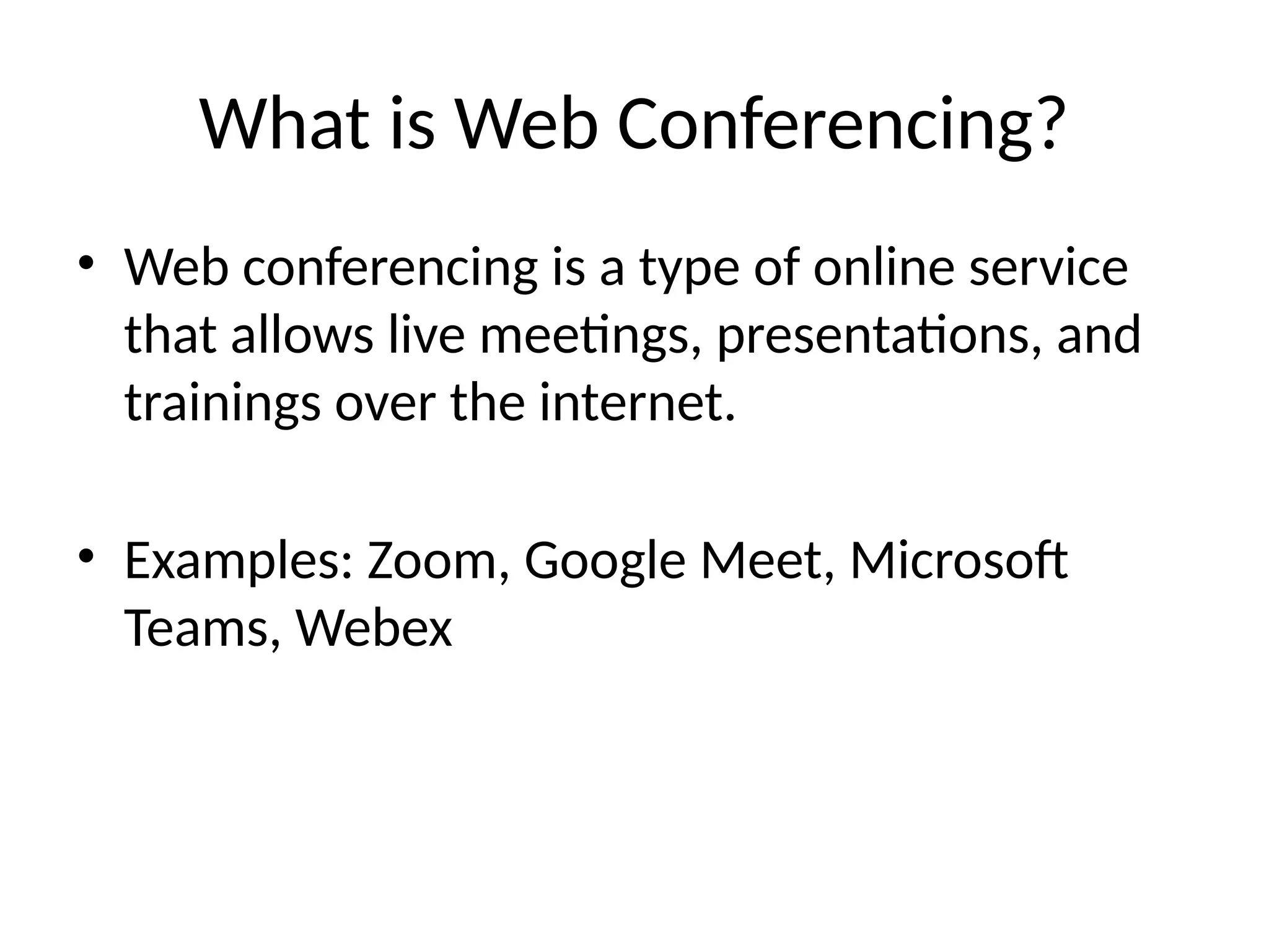 This contains Web_Conferencing_Lesson.pptx