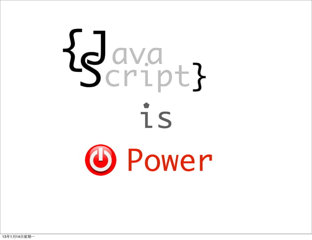 JavaScript for backend | PPT