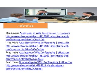 Web confrencing | PPT