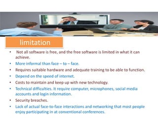 Web confrencing | PPT