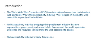 Web content accessibility | PPT