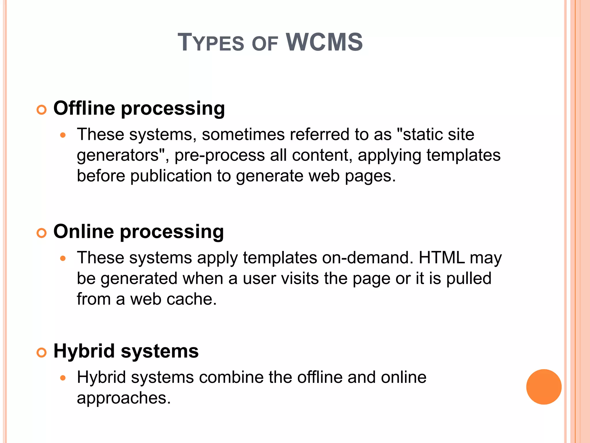 Web content management | PPTX