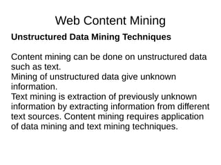 Web content mining | ODP