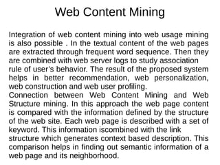 Web content mining | ODP