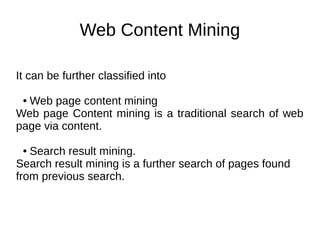 Web content mining | ODP
