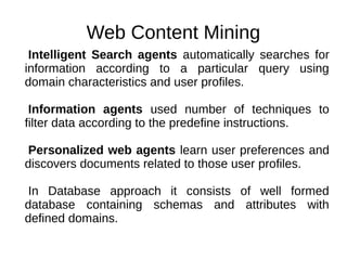 Web content mining | ODP