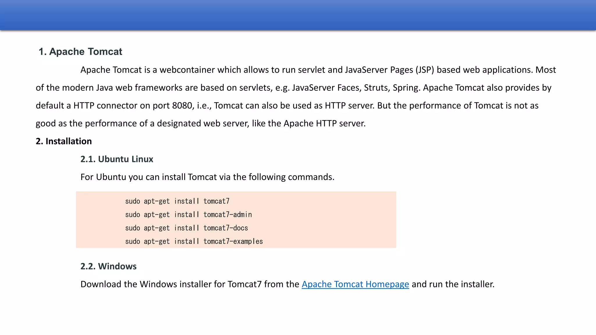 Web Container And Apache Tomcat Ppt 3956