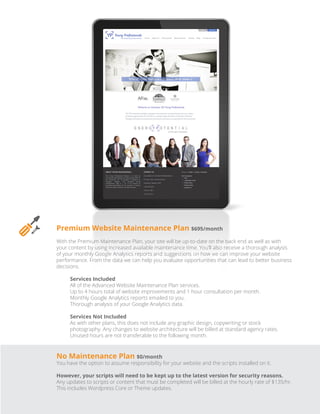 Web capabilities and maintenance plan. | PDF | Web Development | Internet