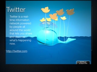 Webcore Twitter Vanity Widget Demo | PPT
