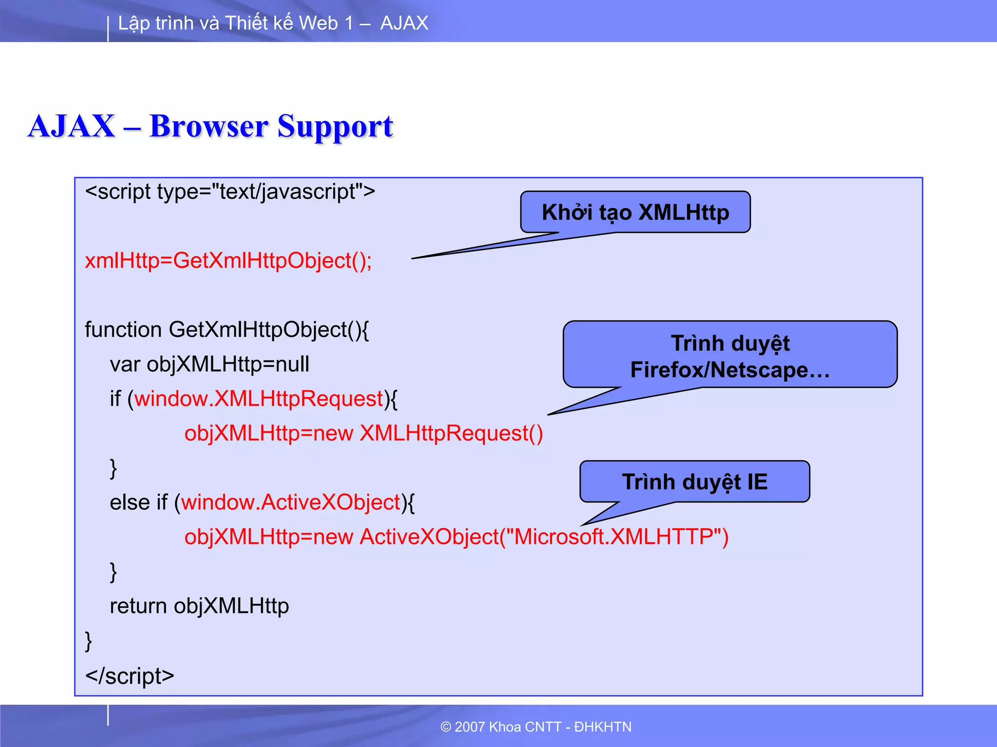 Web course php ajax | PPT