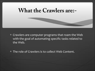 Webcrawler | PPT