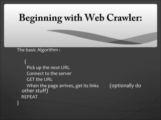 Webcrawler | PPT