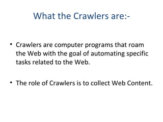 Web Crawler | PPT