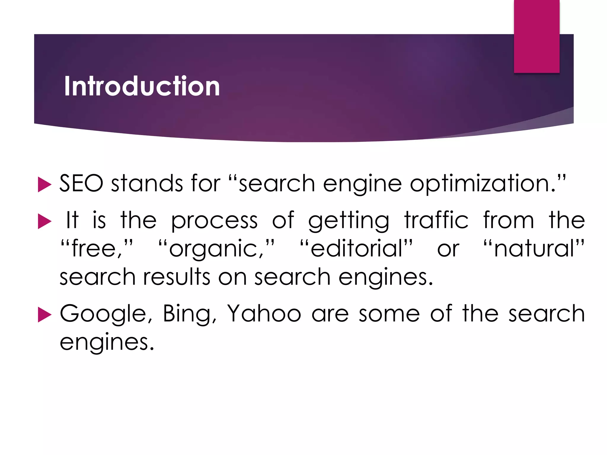 Web crawler and applications | PPT