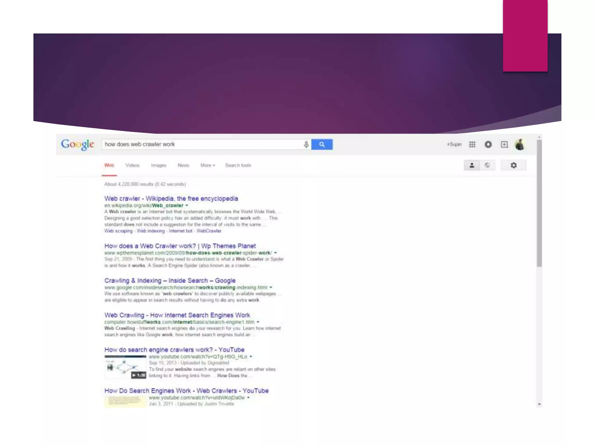 Web crawler and applications | PPT