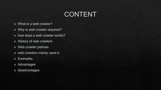 Web crawler | PPT