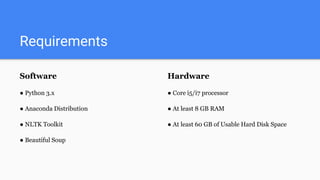 Web crawling and text classification | PPTX | Search | Internet
