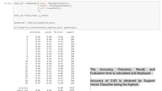 Web crawling and text classification | PPTX | Search | Internet