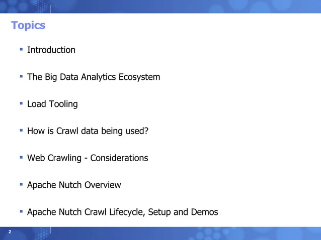 Web Crawling and Data Gathering with Apache Nutch | PPT