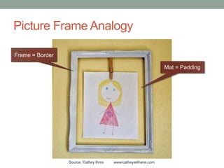 WEBD 162: Box Model, Pseudo-Classes and Pseudo-Elements | PPTX