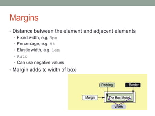WEBD 162: Box Model, Pseudo-Classes and Pseudo-Elements | PPTX