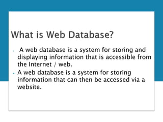 Web Database.pptx
