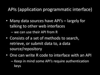 Web data from R | PPT
