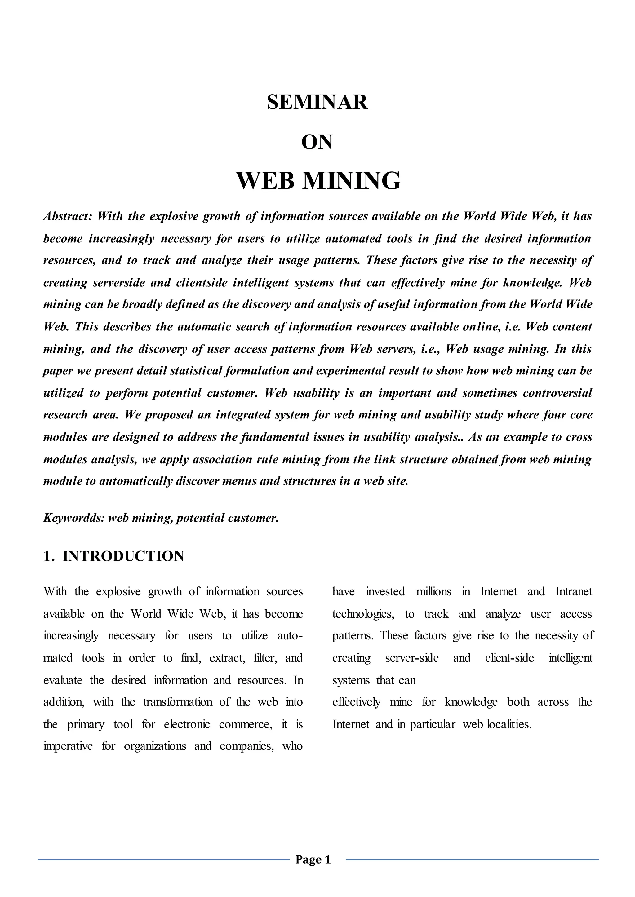 Web Mining Pdf