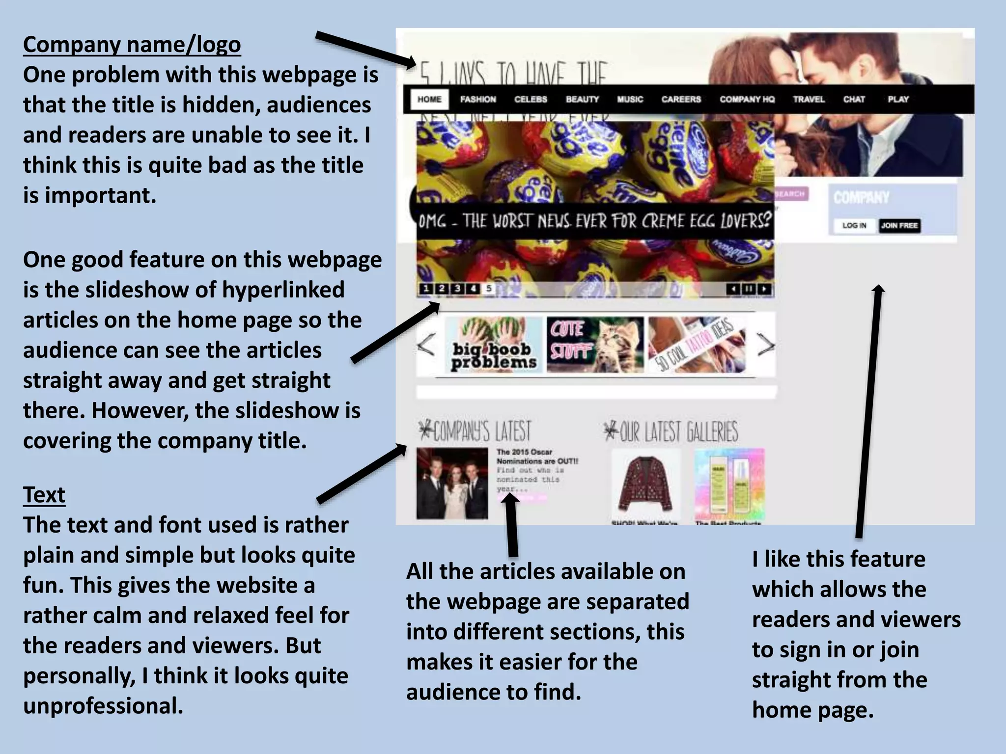 Website deconstruction 1 | PPTX