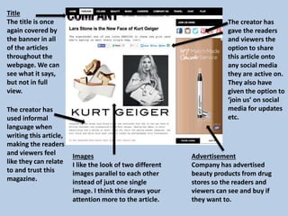 Website deconstruction 1 | PPTX