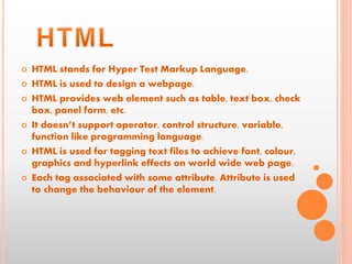 Static and Dynamic webpage | PPT