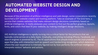 RESPONSIVE WEB DESIGN IN THE AGE OF ARTIFICIAL INTELLIGENCE | PPTX ...