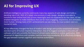 RESPONSIVE WEB DESIGN IN THE AGE OF ARTIFICIAL INTELLIGENCE | PPTX ...