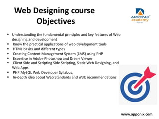 Web design course in hyderabad | PPTX