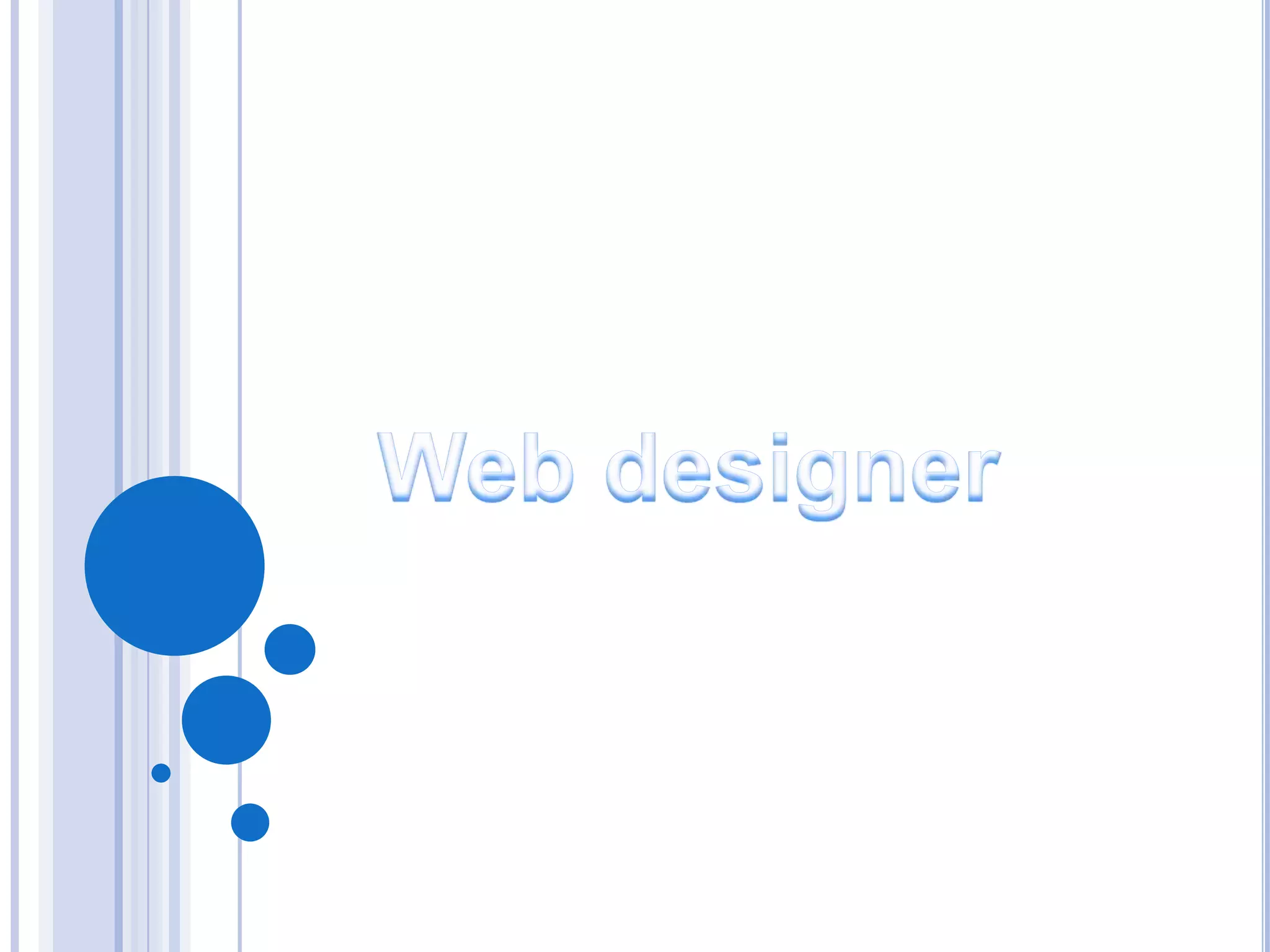Web designer | PPT